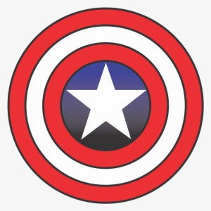 Captain America Logo Vector Fictional Superhero~ Format - Marvel ...