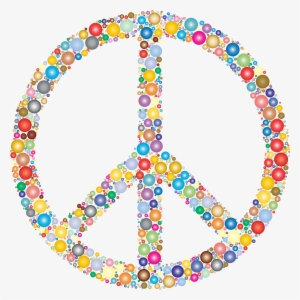 Clipart Colorful Circles Peace Sign - Colorful Peace Sign - 2320x2321 ...