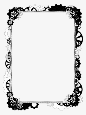 Steampunk Clip Art Borders Bdr Png Steampunk Bling - Steampunk Border ...