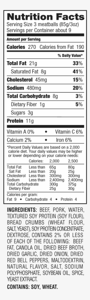 View Nutrition Facts - Farm Rich Cinnamon French Toast Sticks Calories ...