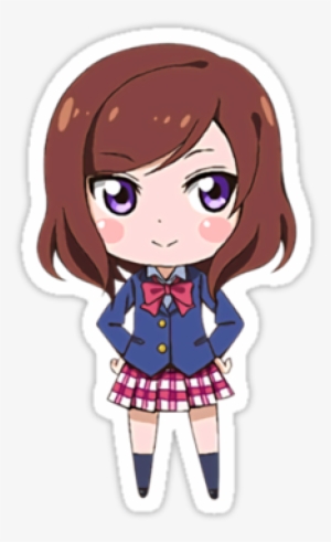 Nishikino Maki Icon - Love Live Maki Chibi - 375x360 PNG Download - PNGkit