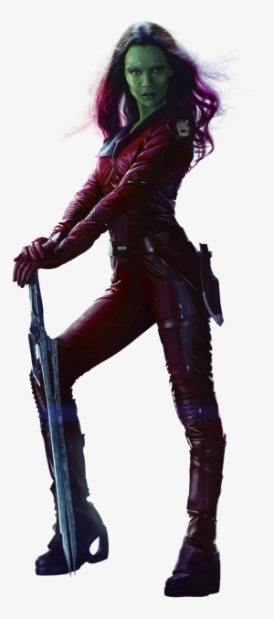 Guardians Of The Galaxy Gamora Cartoon - 528x597 PNG Download - PNGkit