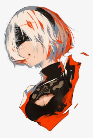 It's 2b From Nier - Nier Automata 2b Icons - 500x707 PNG Download - PNGkit
