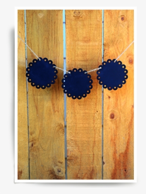 Scallop Circle Chalkboard - Plank - 400x510 PNG Download - PNGkit