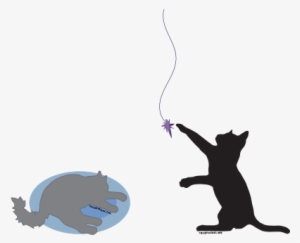 Signs Of Pain - Cat Shadow Png - 397x342 PNG Download - PNGkit