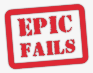 Epic Fails Logo - Transparent Sticker Epic Fail - 368x377 PNG Download ...