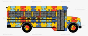 Autistic School Bus - 850x400 PNG Download - PNGkit