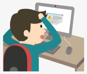 Cartoon Broken Computer - 640x480 PNG Download - PNGkit