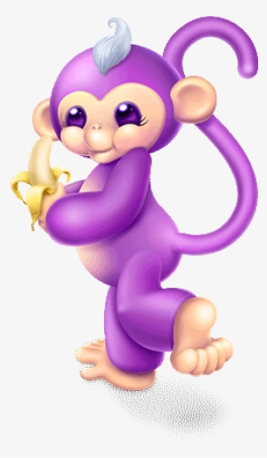 Fingerlings Mia Purple Baby Monkey Fingerling - Fingerlings Mia ...