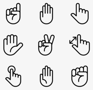 Hand Icons - White Transparent Social Media Logos - 600x564 PNG ...