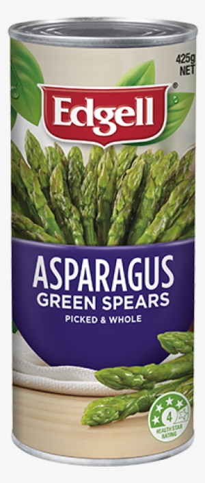 Asparagus Green Spears - Edgell Baby Peas 420g - 560x460 PNG Download ...
