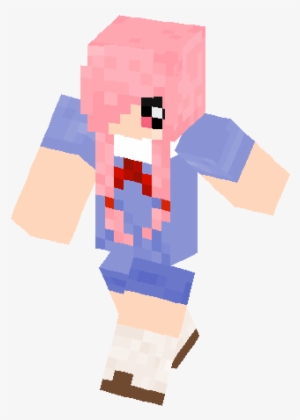 Gasai Yuno Skin - Minecraft - 317x453 PNG Download - PNGkit