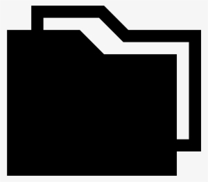 Simple Folder Icon Png - Black And White Folder Icon - 2000x2000 PNG ...