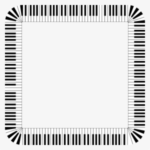 The Gallery For > Piano Music Borders And Frames Music - Piano Keys ...