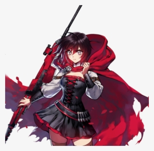 Ruby Rose From Rwby - Rwby Ruby Volume 4 - 413x407 PNG Download - PNGkit