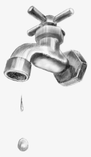 Faucet,dripping,drawing - Tap - 500x1020 PNG Download - PNGkit
