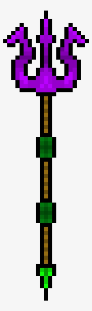 Trident - Trident Pixel Art - 810x2280 PNG Download - PNGkit