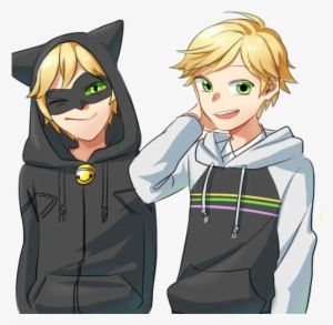 Chat Noir, Adrien, And Adrien Agreste Image - Chat Noir Hoodie With ...