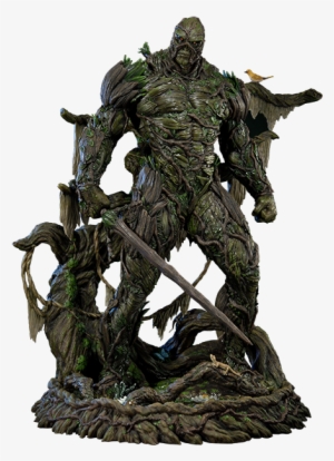 Dc Comics Statue Swamp Thing - Swamp Thing Custom Figure - 480x645 PNG ...