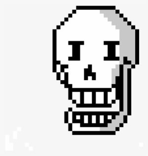 Papyrus Head Png - Papyrus Pixel Art Cabeza - 620x550 PNG Download - PNGkit