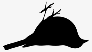 Graphic Free Download Bird Clip Art At Clker Com Vector - Dead Bird ...