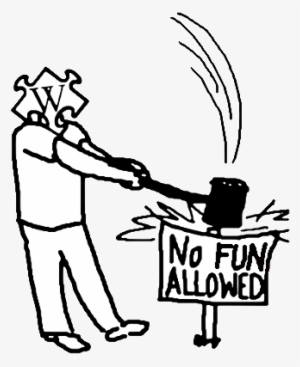 No Fun Transparent - Transparency - 325x398 PNG Download - PNGkit