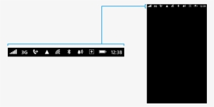 Ios Status Bar - Google Images - 1624x940 PNG Download - PNGkit