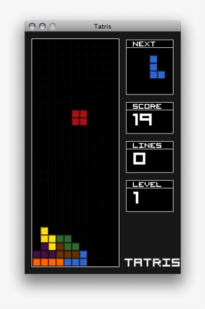 I Wrote A Tetris Clone Using Processing - Tetris - 400x598 PNG Download ...