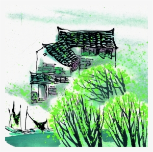 “chlorophyll” Watercolor, Ink & Charcoal On Recycled - Colored Pencil ...