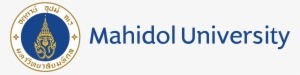 Mahidol Standard Eng1 01 - Mahidol University Logo - 2325x725 PNG ...