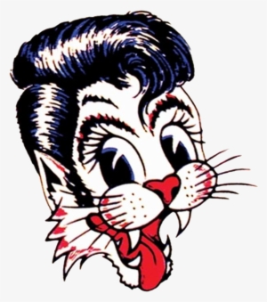 1980s Rockabilly Band Stray Cats Logo Png Hd Transparent - Stray Cats ...