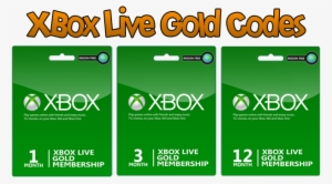 Original - Xbox Live Gold Codes - 626x341 PNG Download - PNGkit