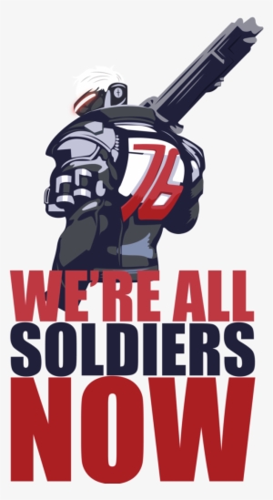 Overwatch - Soldier76 - Poster - 669x1192 PNG Download - PNGkit