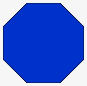 Blue Octagon - Octagon Shape With Color - 617x616 PNG Download - PNGkit