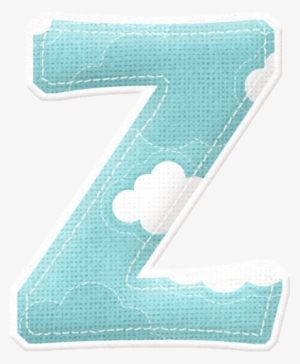 Alfabeto Celeste Con Nubes - Alphabet - 411x500 PNG Download - PNGkit