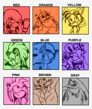 Sonic Riders Characters Color Meme By Blue-dolmatin - Cartoon - 938x977 ...