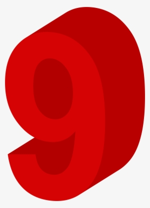3d Number Nine Red Gold Png Clip Art Imageu200b Gallery - 6838x8000 PNG ...
