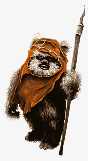 Ewok Chibi Star Wars Campfire Svg Royalty Free Stock - Ewok Star Wars ...