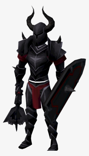 Black Knight - Tiny Black Knight Runescape - 941x1658 PNG Download - PNGkit