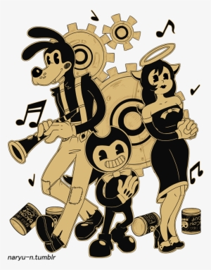 Bendy Devil - Bendy And The Ink Machine Cut Out - 1000x1000 PNG ...