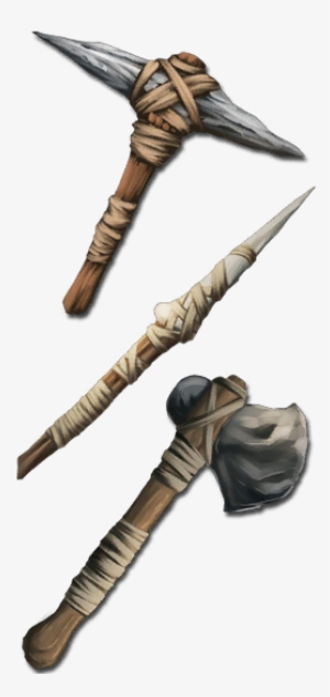 Basic Tools - Ark Stone Hatchet - 260x550 PNG Download - PNGkit