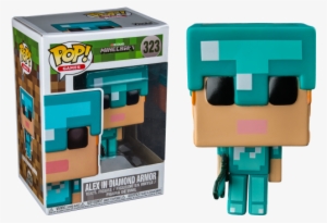 Alex In Diamond Armor [exclusive] - Pop Vinyl - 500x500 PNG Download ...