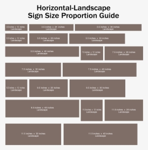 Design Your Own Rustic Custom Wooden Sign - Wood Sign Size Chart ...