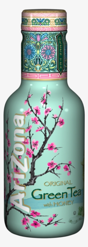 Arizona Beverages - Arizona Green Tea 500ml - 435x900 PNG Download - PNGkit
