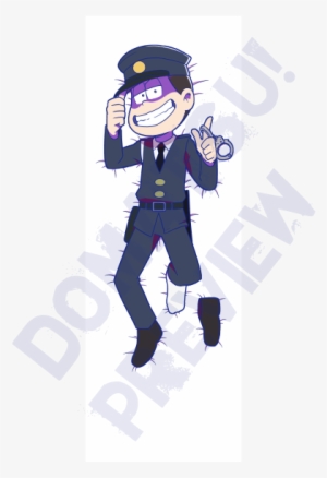 Ichimatsu Osomatsu Body Pillow - 540x572 PNG Download - PNGkit