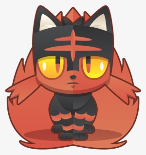 Litten - Pixel Art Pokemon Litten - 650x580 PNG Download - PNGkit