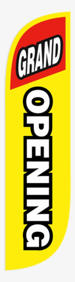 5ft Grand Opening Feather Flag Yellow & Red - Yellow - 500x500 PNG ...