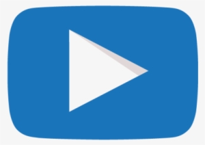 Blue Youtube Play Button - 410x410 PNG Download - PNGkit