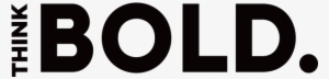 Think Bold - Bold Logo Png - 612x300 PNG Download - PNGkit