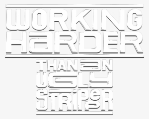 White // Hard Work Truck Decal - Calligraphy - 2500x2500 PNG Download ...